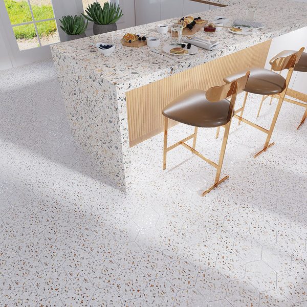 The Timeless Beauty of White Terrazzo Tiles